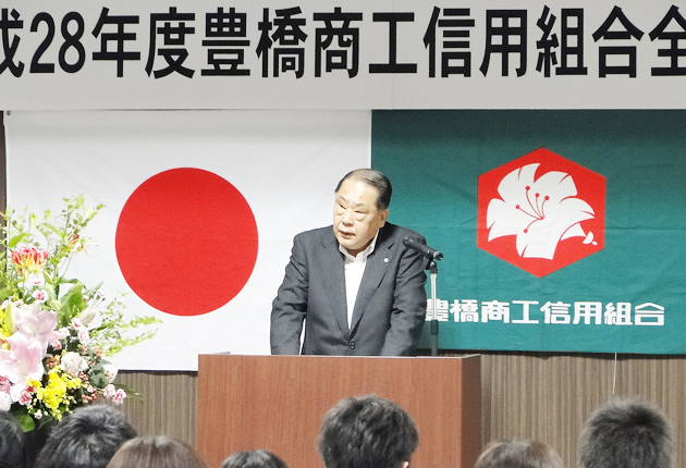 経営方針などを説明 東日新聞