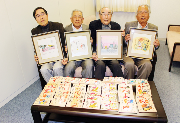 チャリティー絵馬展を開催 東日新聞