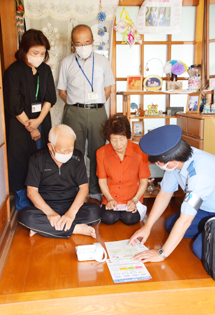 特殊詐欺被害防止呼び掛け 東日新聞