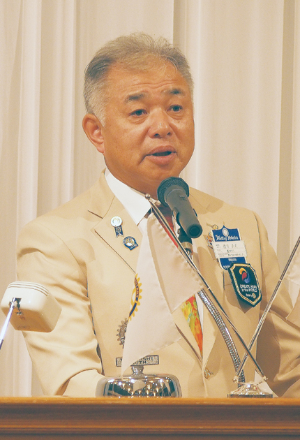 ガバナー公式訪問合同例会 東日新聞