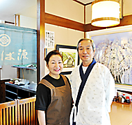 そば源店主夫妻が水彩画展 東日新聞